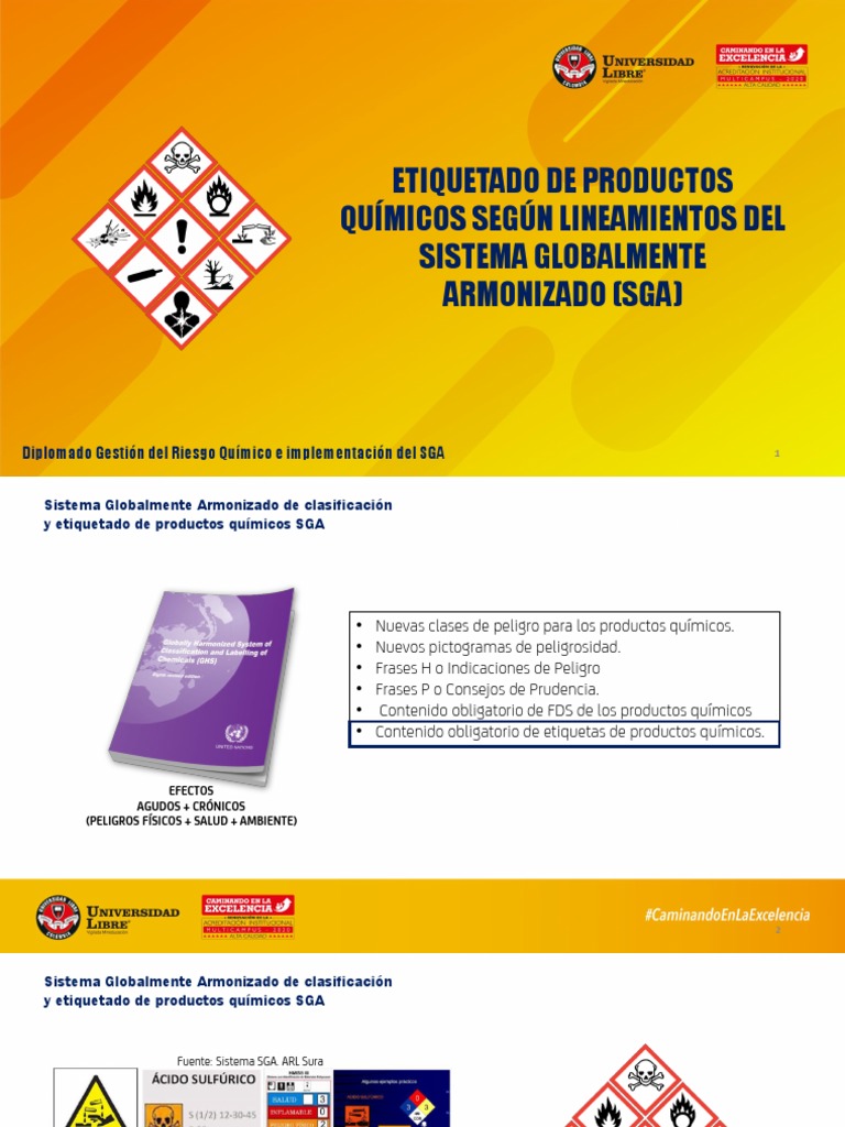 Presentación Evento Etiquetado SGA | PDF | Sustancias químicas