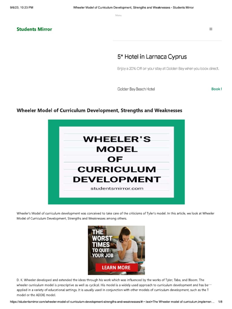 Wheeler's Model | PDF