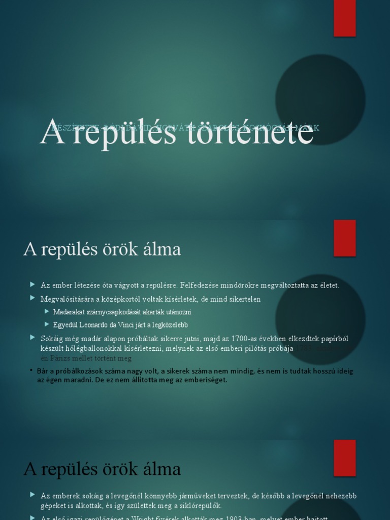 A Repules Tortenete | PDF