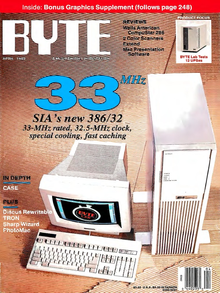 Byte Magazine Vol 14-04 | PDF | Printer (Computing) | Personal Computers