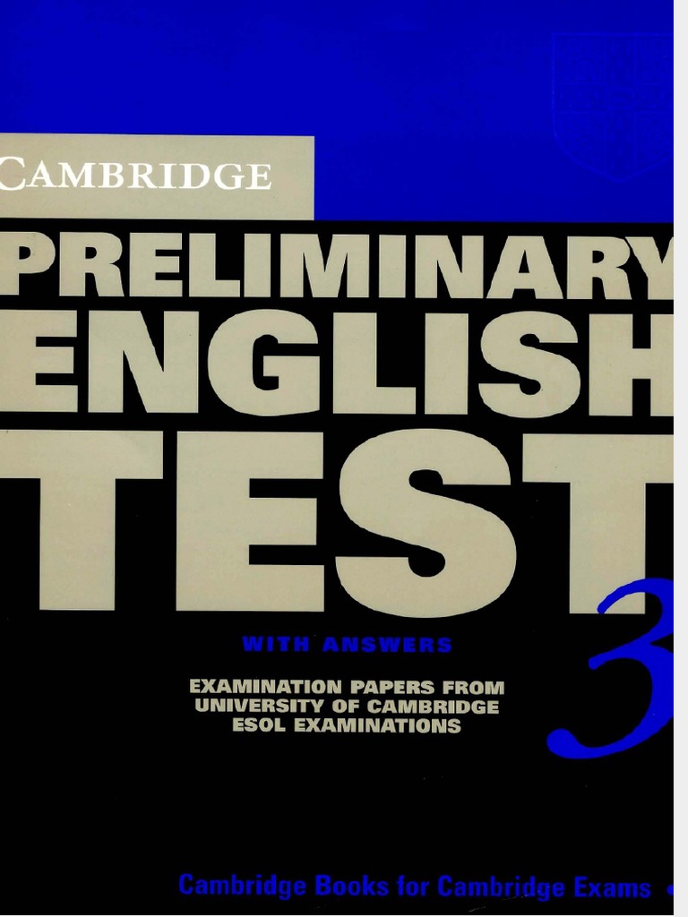 Dokumen - Tips - Preliminary English Test 3 With Answerkey | PDF ...