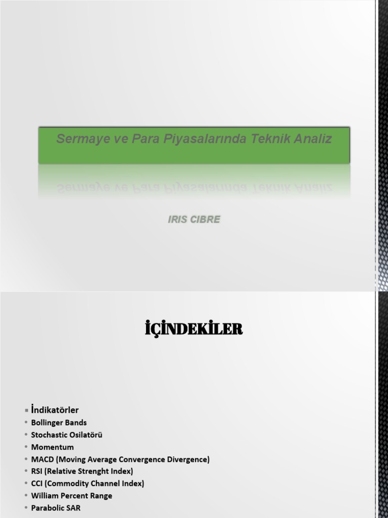 Teknik Analiz Eğitimi | PDF