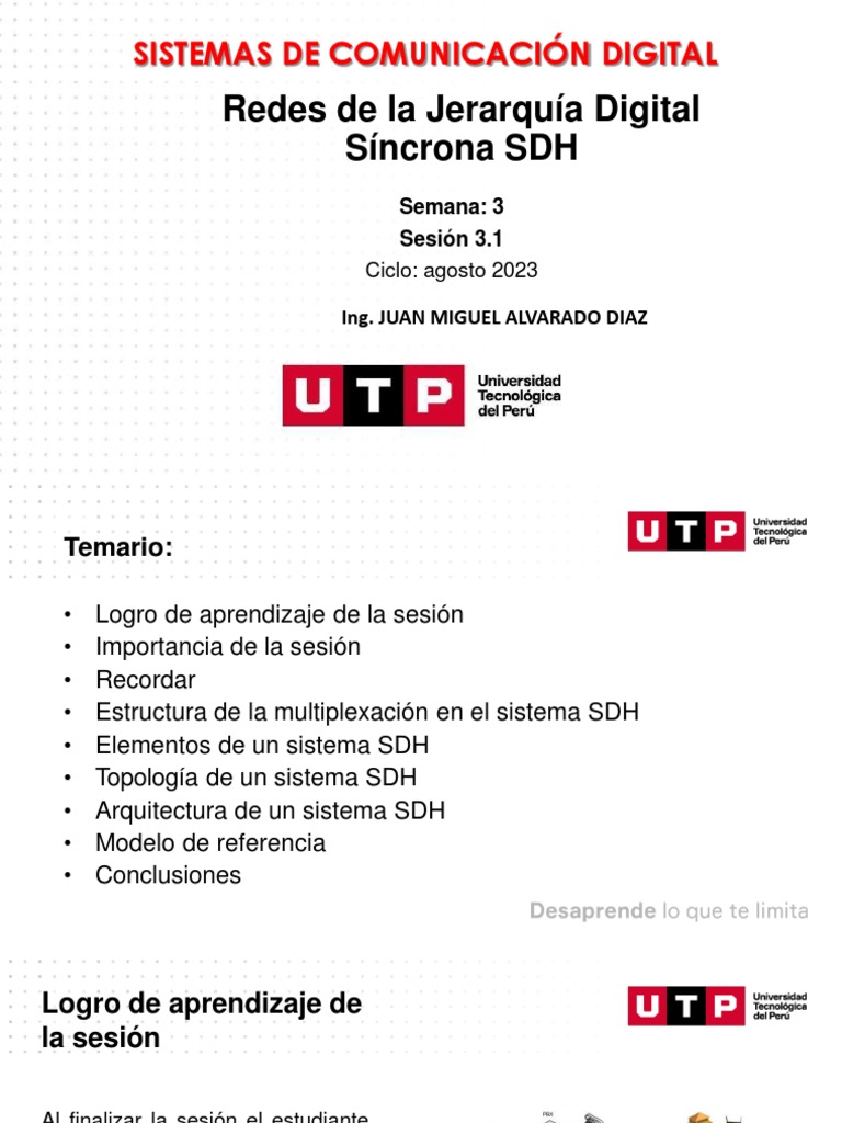 S03+s1+Material Redes+SDH+ +UTP+2023 | PDF | Estándares de ...