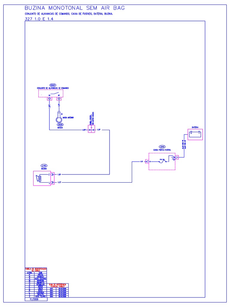 Buzina Monotonal - Sem Air Bag | PDF