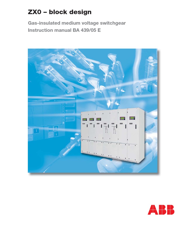 ZX0 Gas-Insulated Switchgear Manual | PDF | Fuse (Electrical) | Switch