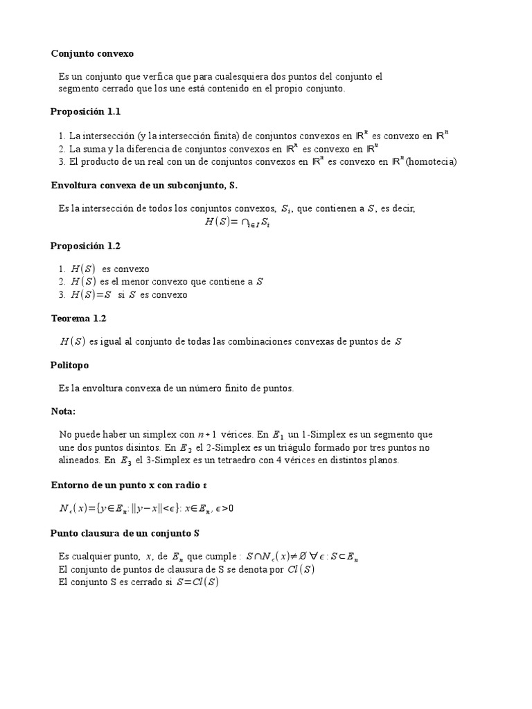 Aprender PLE15 | PDF | Conjunto convexo | Matriz (Matemáticas)