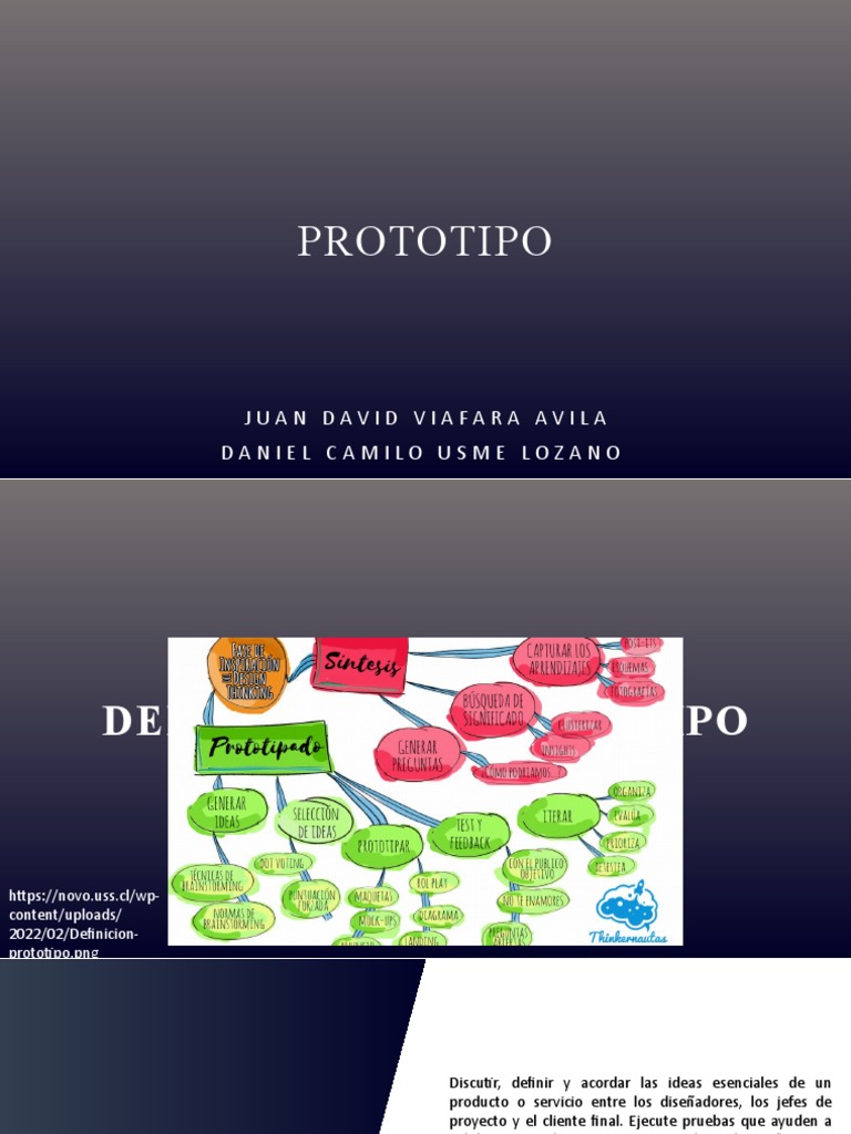 Prototipos: Definición y Tipos | PDF | Diseño | Prototipo