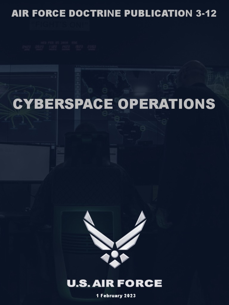 3 12 Afdp Cyberspace Ops | PDF | Computer Security | Security