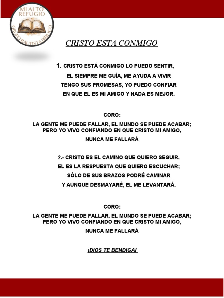 Cristo Esta Conmigo | PDF