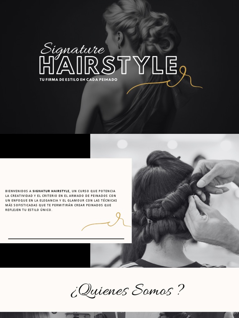 Presentación de Signature Hairstyle | PDF | Enseñando | Cognición