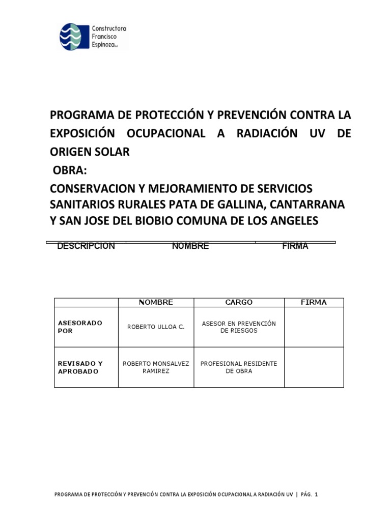 Programa Radiacion-UV | PDF | Ultravioleta | Dom