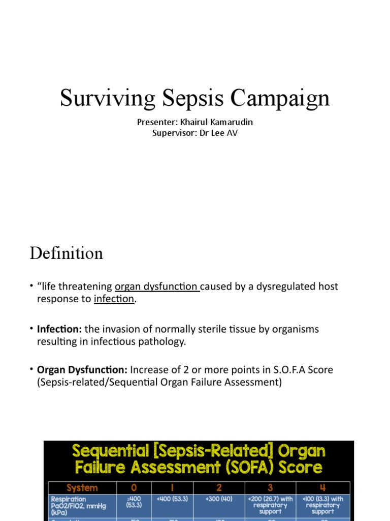 Sepsis Management for Clinicians | PDF | Sepsis | Diseases And Disorders