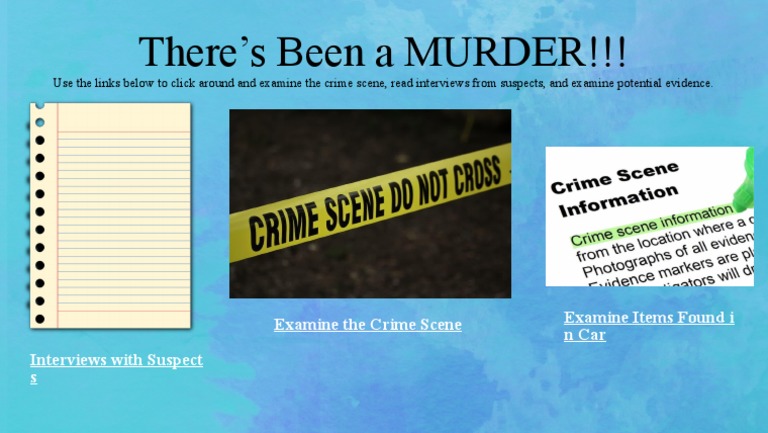 Murder Mystery! | PDF