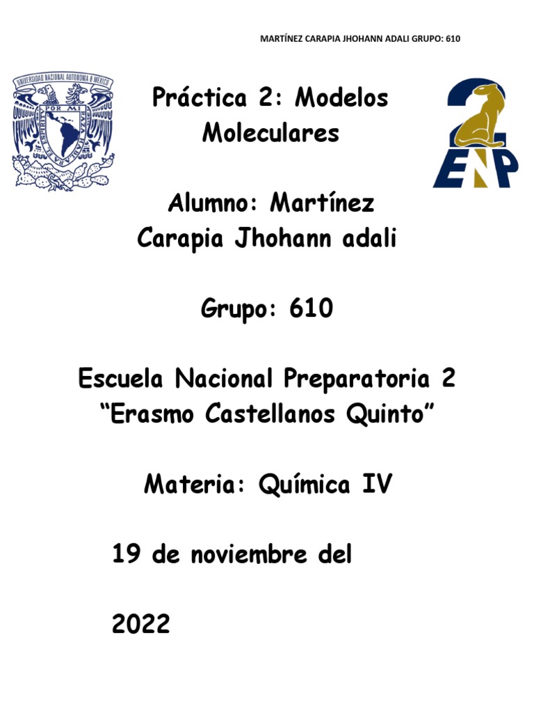 Modelado Molecular en Química IV | PDF | Moléculas | Química
