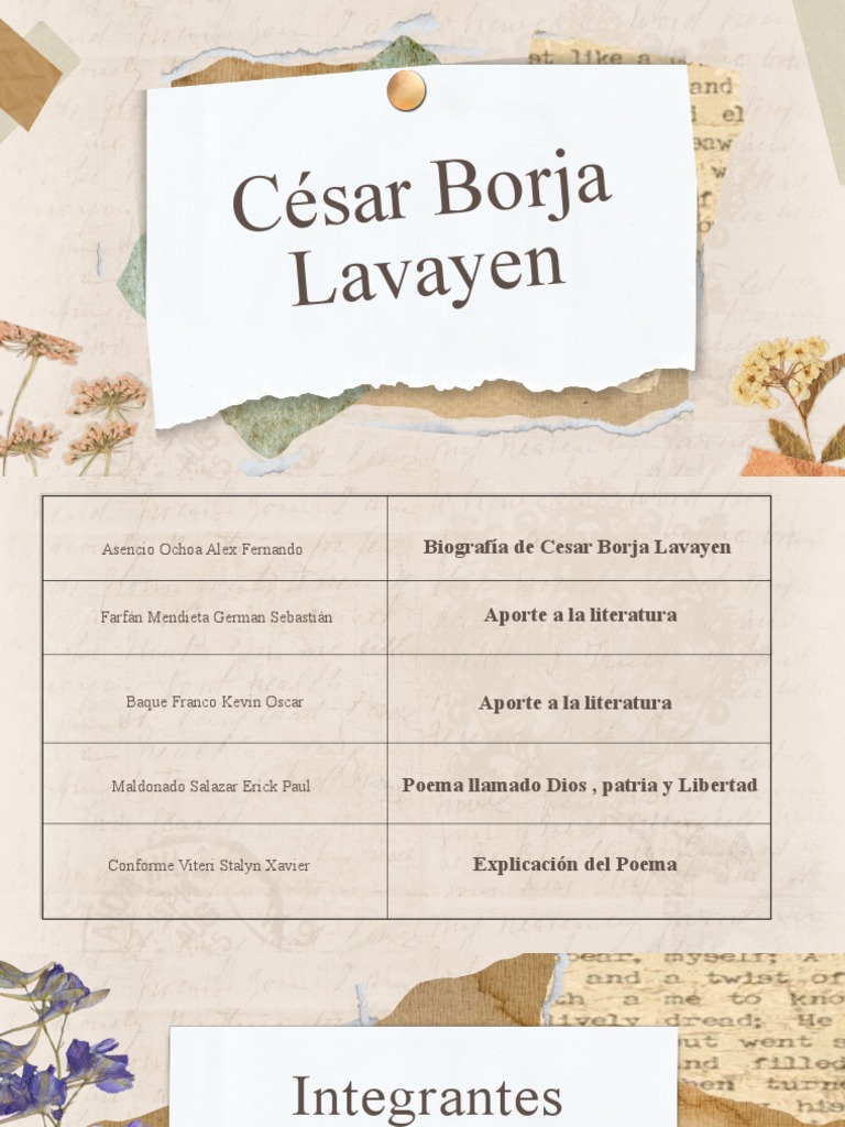César Borja Lavayen | PDF