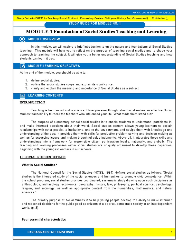 EGE 3 Module 1 | Download Free PDF | Learning | Science