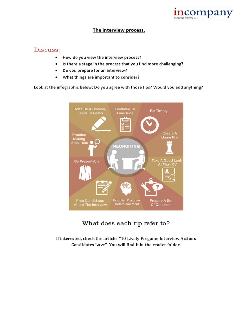 SIEMENS The Interview Process For HR - Booklet | PDF | Nestlé | Job Interview