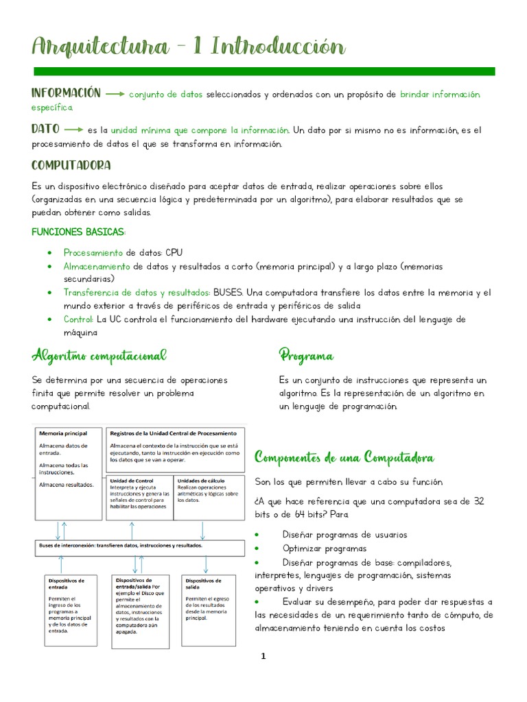 Unidad 1 - Conceptos Introductorios | PDF | Programación | Programa de computadora