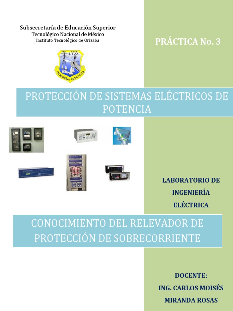 Practica No 3 Conocimiento de Un Relev CM | PDF | Corriente eléctrica | Fusible (Eléctrico)