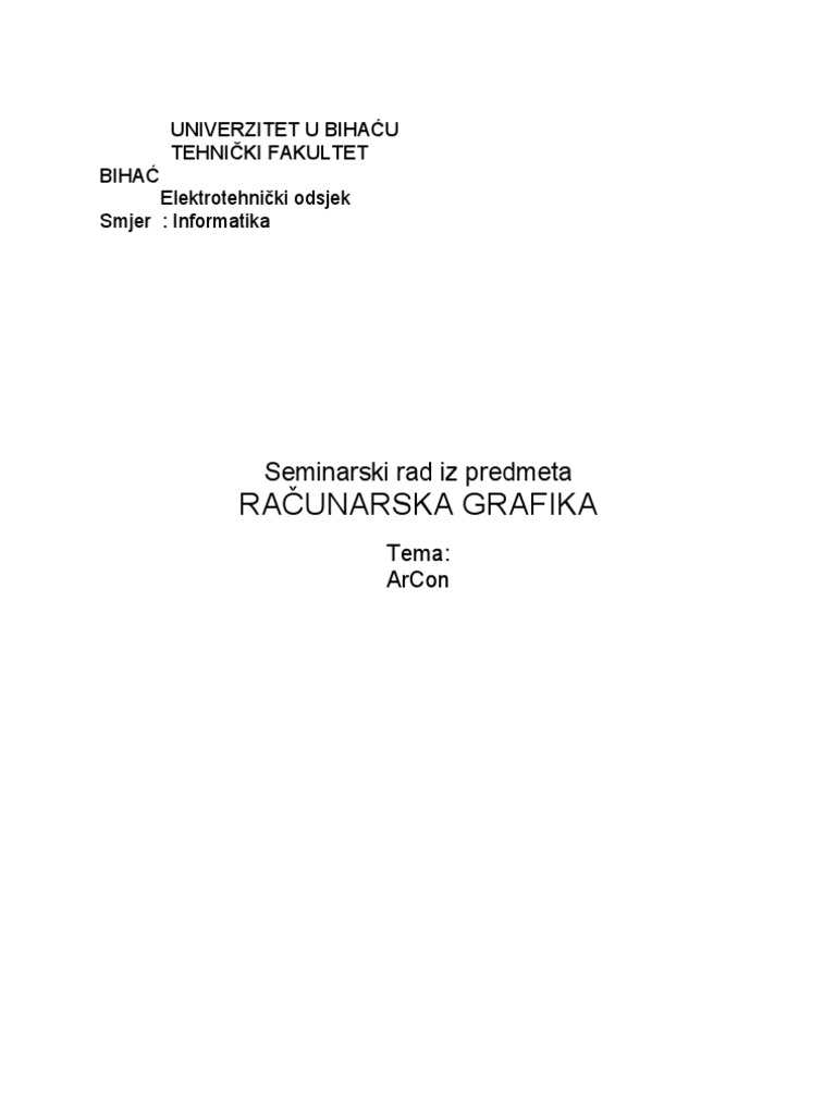 Racunarska Grafika 22.02 | PDF