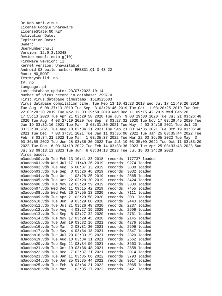 DrWeb Crash | PDF | Computing | Software