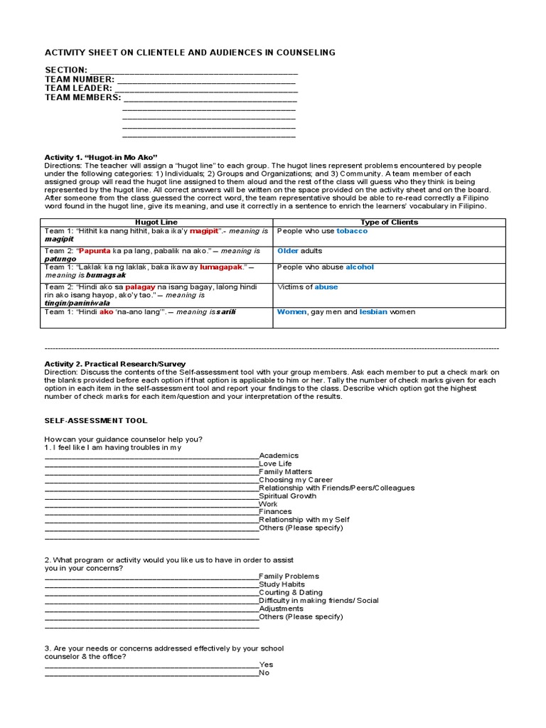 DIASS Week 4 Activity Sheets | PDF | Cognition | Behavior Modification