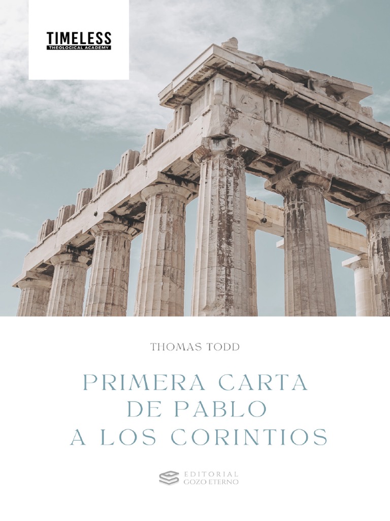 Primera de Corintios (TTA-STEGE) | PDF | Pablo el apóstol | Corinto antiguo