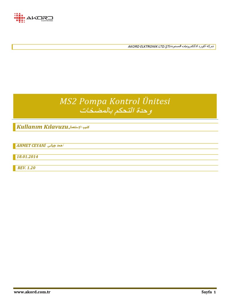 MS2-Grfk ManualV1T TURK - ARAB | PDF