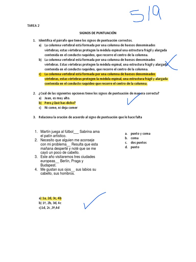 Tarea 2 Esp | PDF | Vértebra