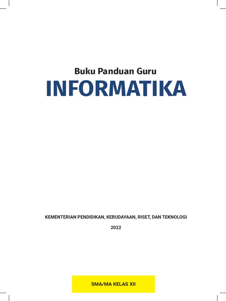 KM Informatika BG KLS XII | PDF | Seni