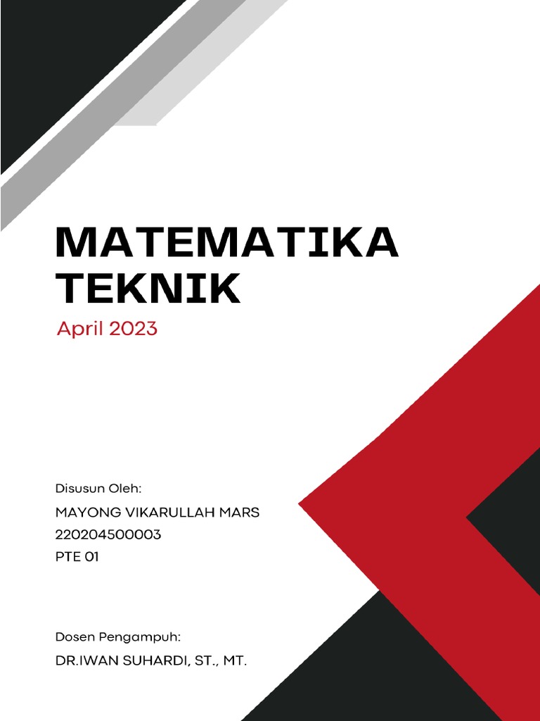 Arti Mayong dalam Matematika Teknik | PDF