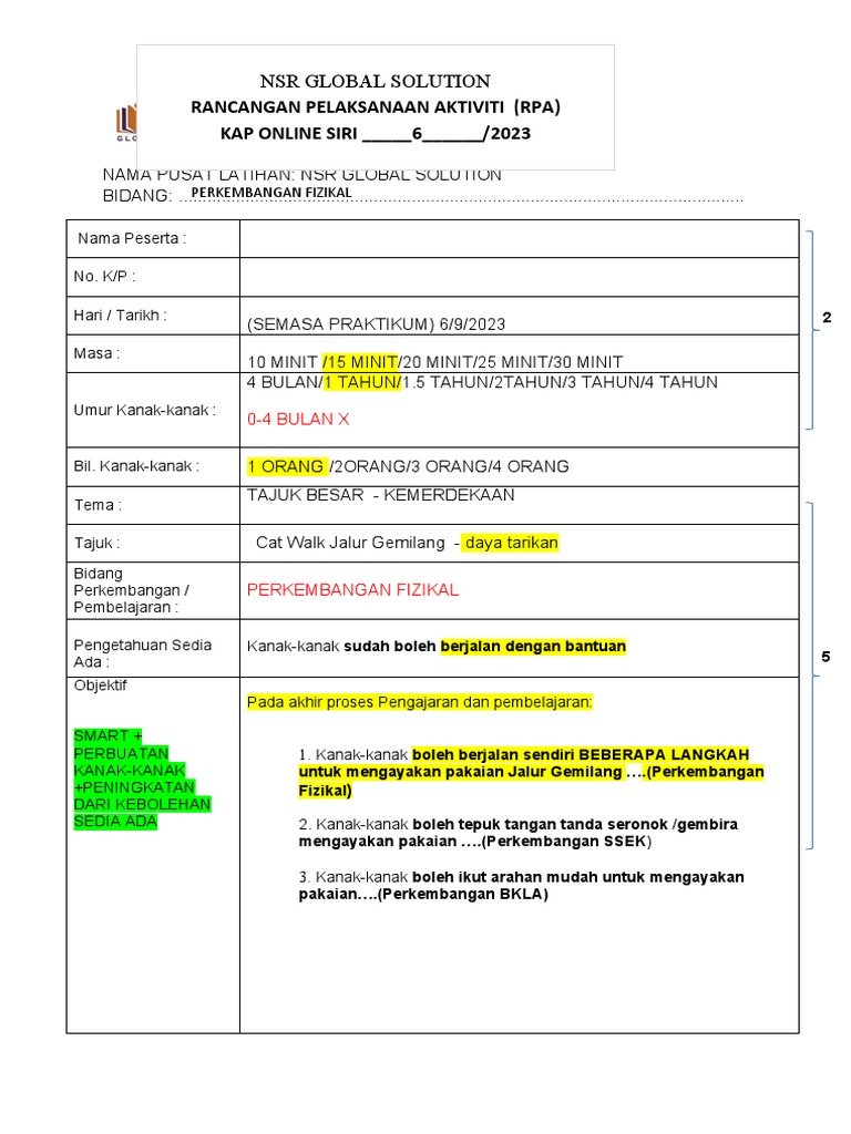 Tips Penulisan RPA - Siri 6 Full Time | PDF