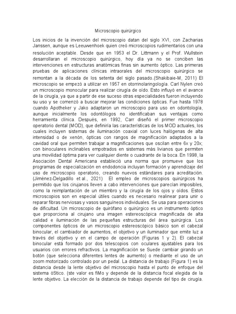 Microscopio Quirúrgico-Coronado Llamas Hashli Nicol 3B | PDF | Lente de la cámara | Óptica