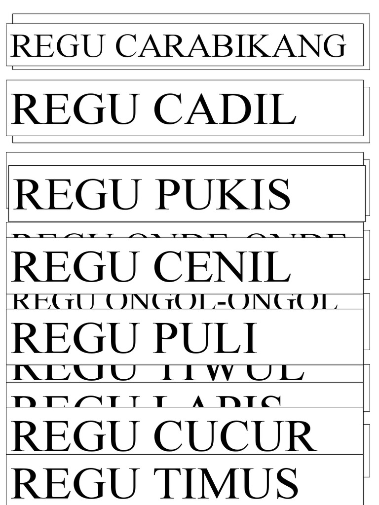 Regu Pramuka | PDF