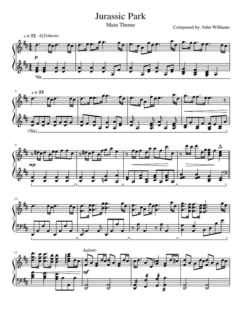 Jurassic Park - Main Theme | PDF