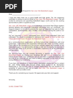 FUN RUN Letter | PDF | Transport