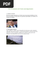 Partes del Teatro y su Función | PDF