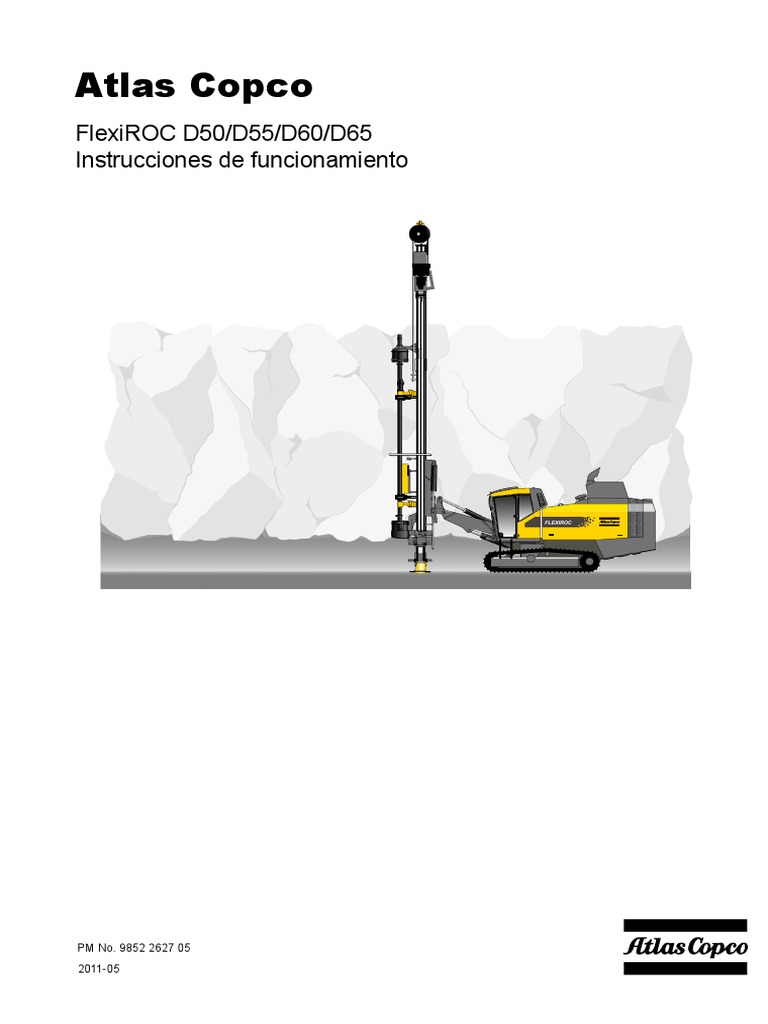 Atlas Copco: Flexiroc D50/D55/D60/D65 Instrucciones de Funcionamiento ...
