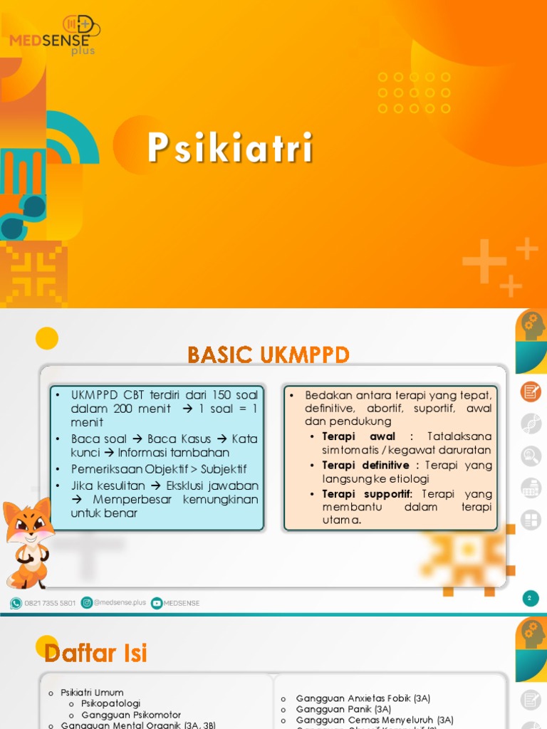 Coretan Tutor - Psikiatri | PDF