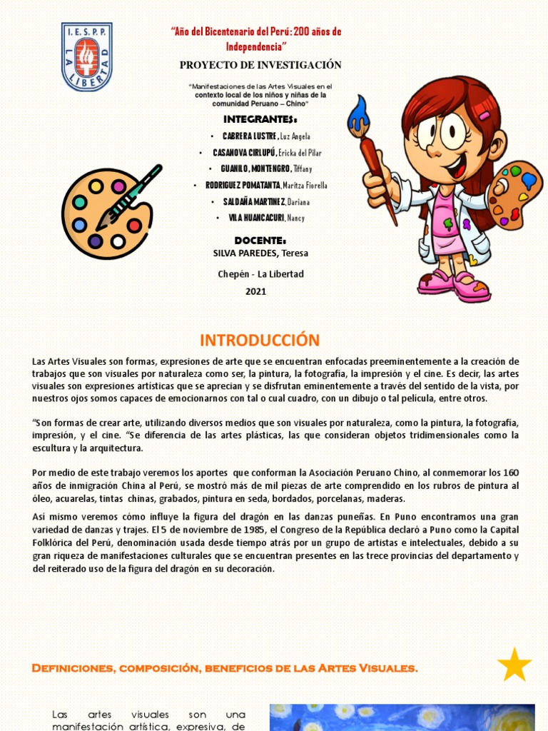 Grupo 03-Artes Visuales en La Comunidad Peruno China | PDF | Origami | Perú