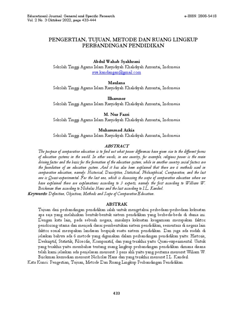 Kel 1 Perbandingan Pendidikan | PDF