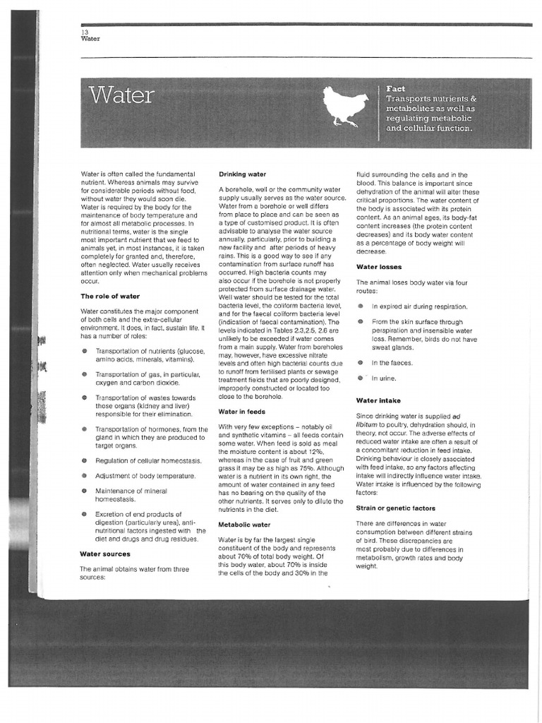 Chapter 2 - Water | PDF