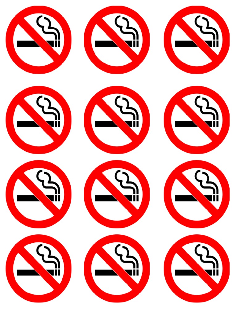 Dilarang Merokok Sign | PDF