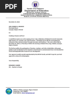 Mayors Recommendation Letter | PDF