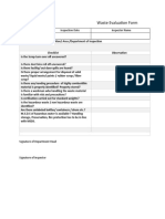 Waste Disposal Form Template | PDF