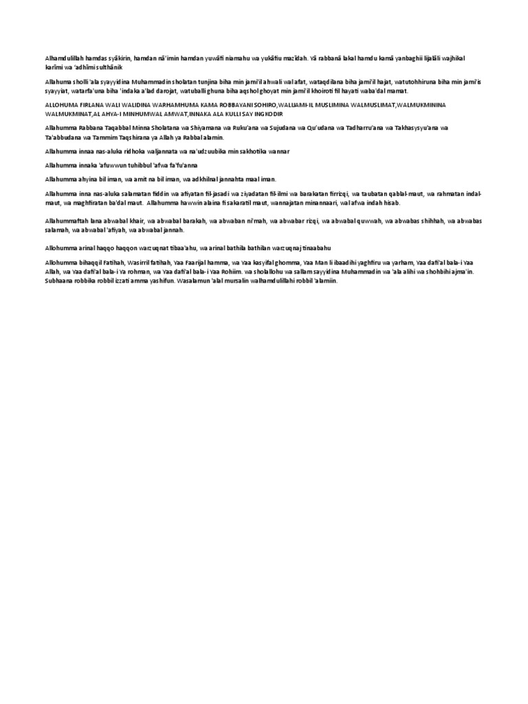 Doa | PDF