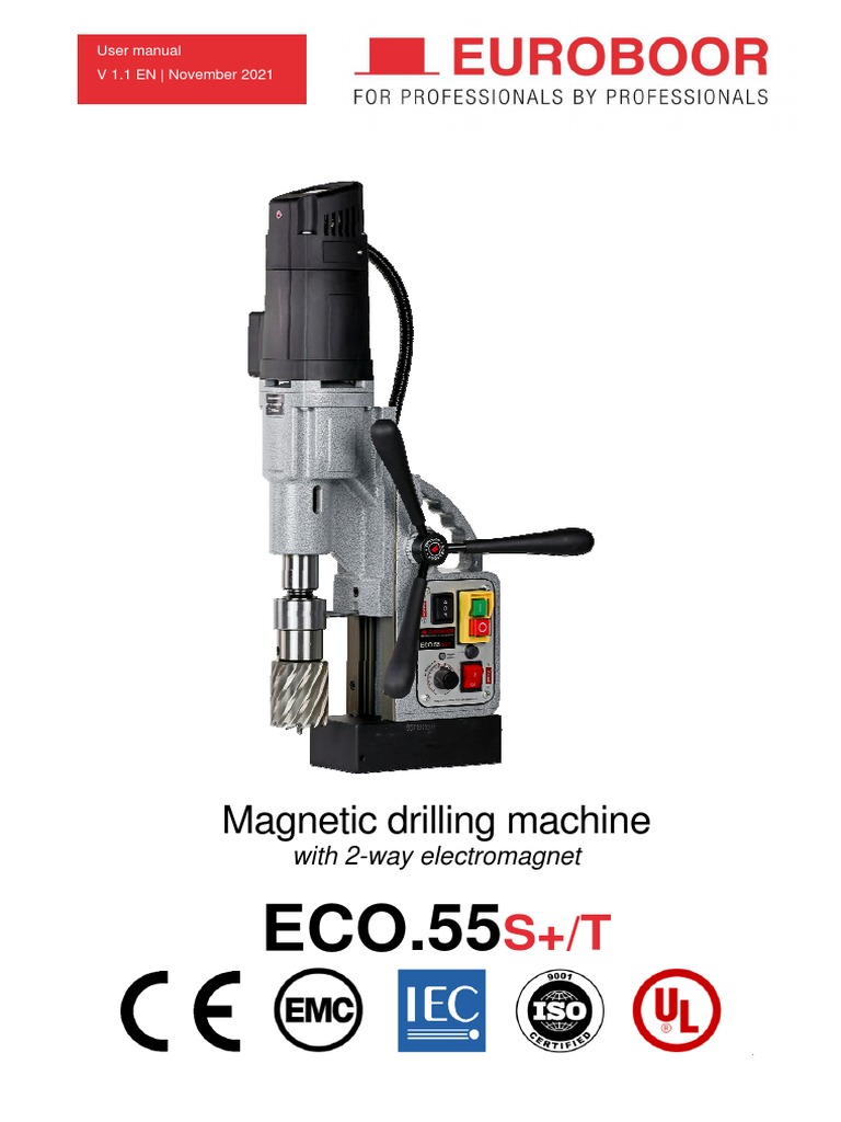 Manual ECO.55S.T EOV 1.1 1909 | PDF | Drilling | Electric Motor