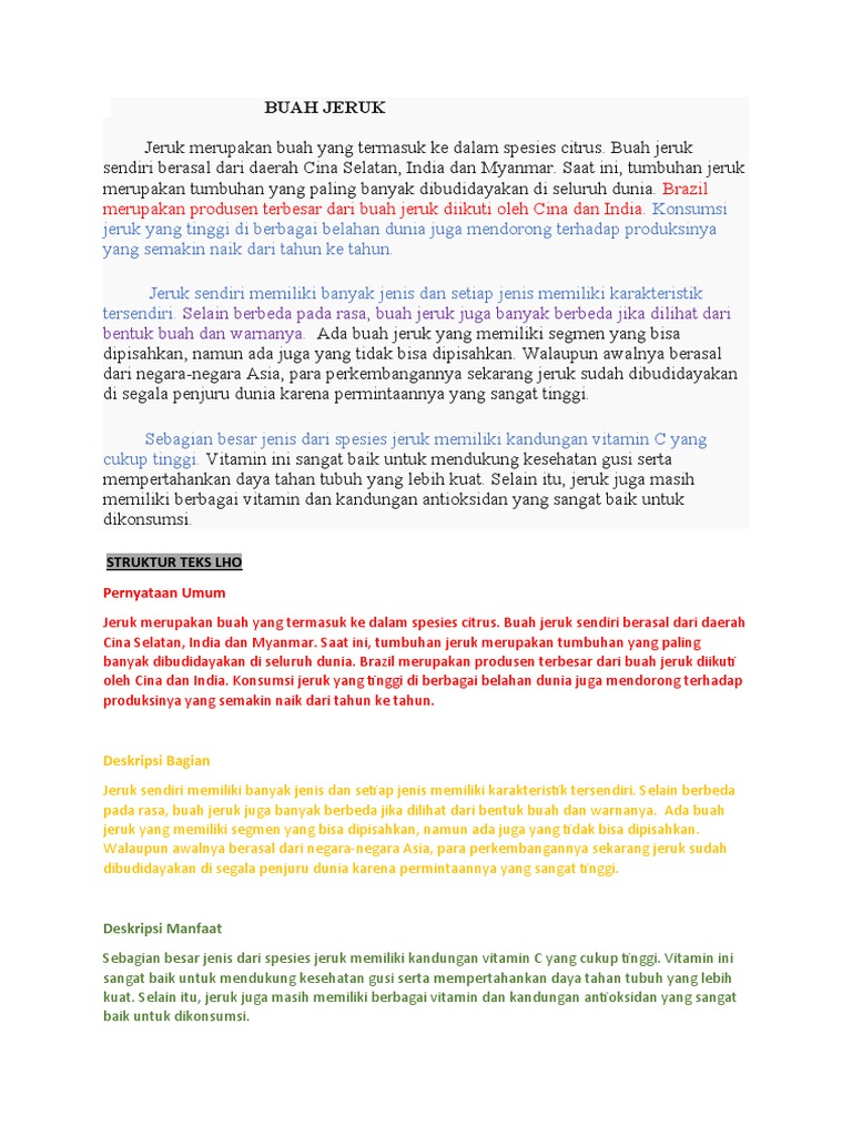 Teks Lho Jeruks | PDF
