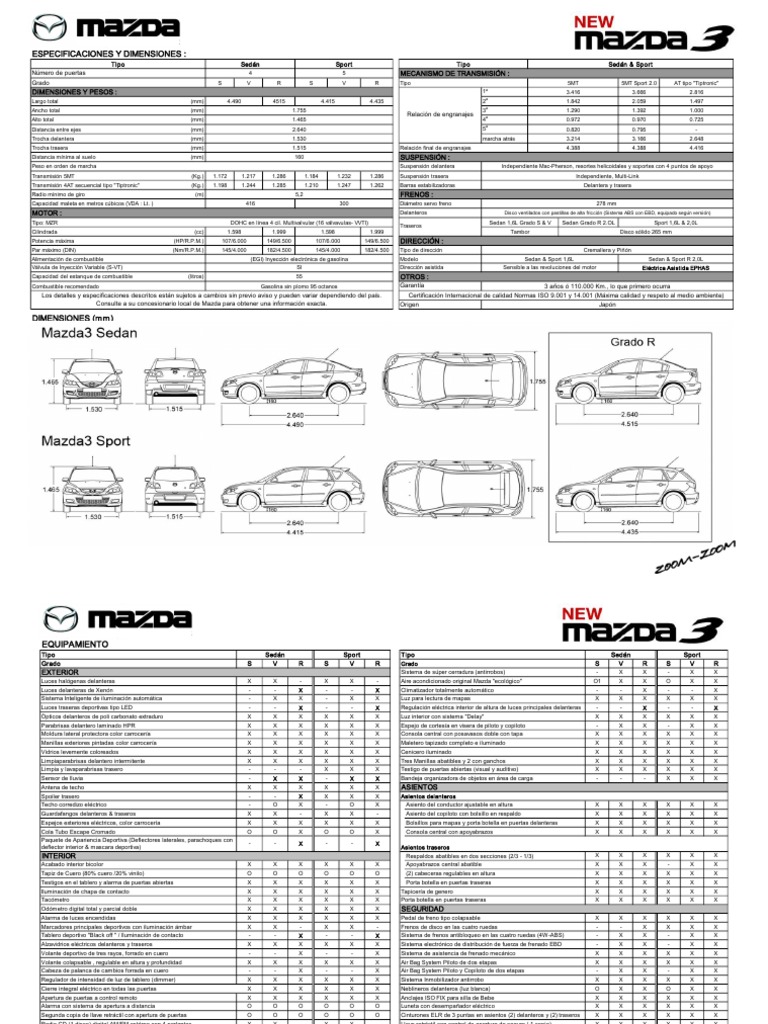 Mazda 3 | PDF | Inyección de combustible | Vehículo de motor
