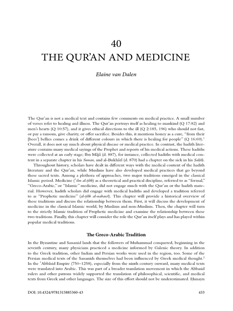 The Quran and Medicine | Download Free PDF | Quran | Islam